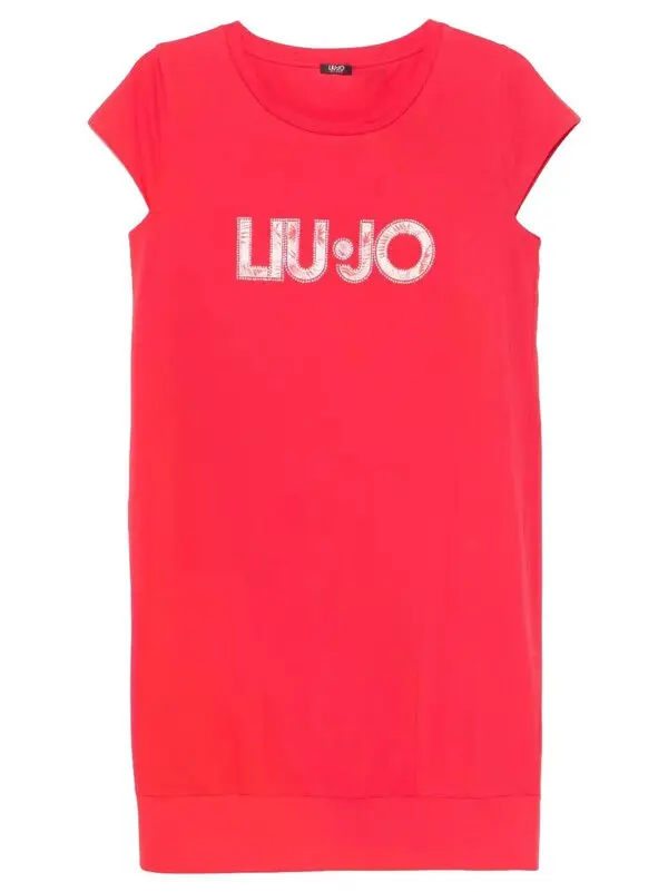 Liu Jo Logo-print Mini Dress - Red