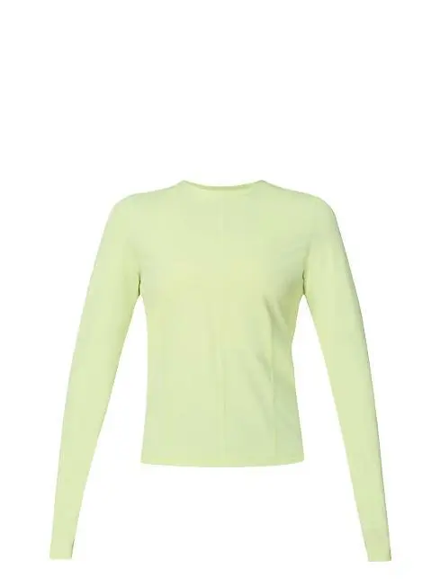 Sweaty Betty Uv Long-sleeve Stretch-woven Top - Pomelo Green