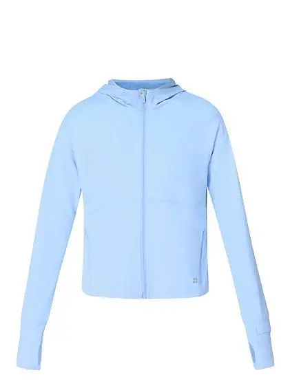 Sweaty Betty Uv Hooded Jacket - Breeze Blue