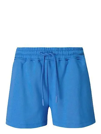 Sweaty Betty Cotton-blend Boxy Shorts - Tidal Blue