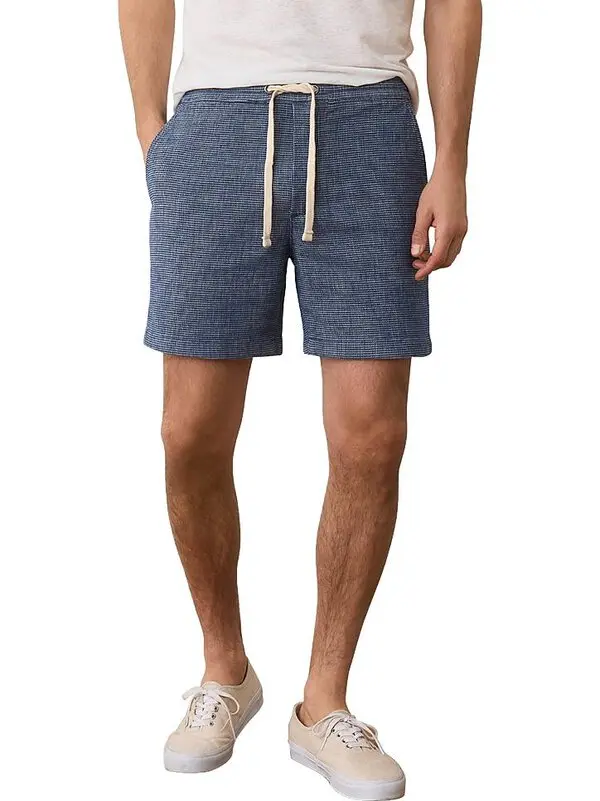 Marine Layer 6" Beach Shorts - Navy Texture