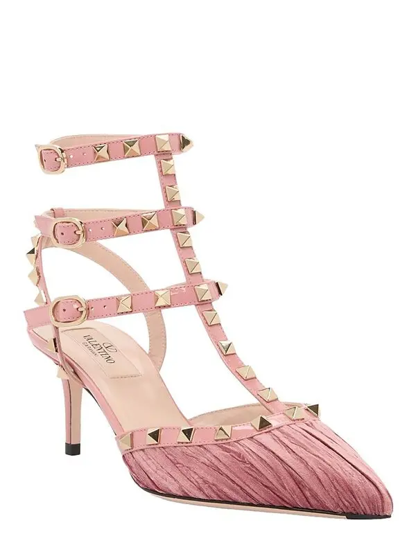 Valentino Garavani Embellished Pumps - Dusty Rose
