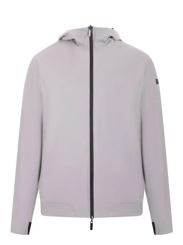 RRD Zip-up Nylon Stretch Coat - Grigio/blu Scuro