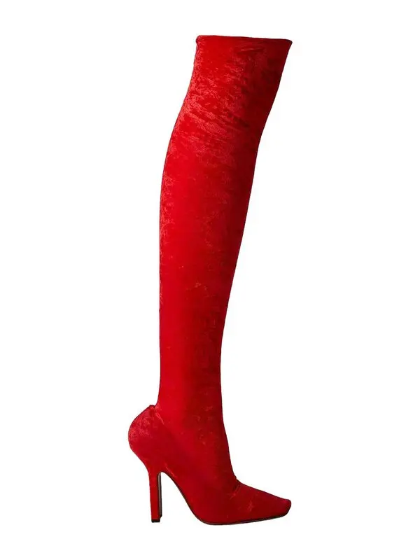 Vetements Knee-high Boots - Red