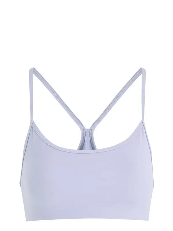 Vuori All The Feels Stretch-nylon Soft-cup Bra - Light Purple