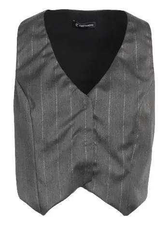 CRISTINAEFFE Tailored Pinstriped Vest - Grey