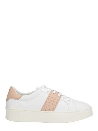 Geox Leather Sneakers - White
