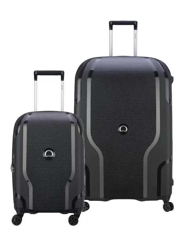 DELSEY PARIS Clavel Hardside 2-piece Expandable Luggage Set - Black