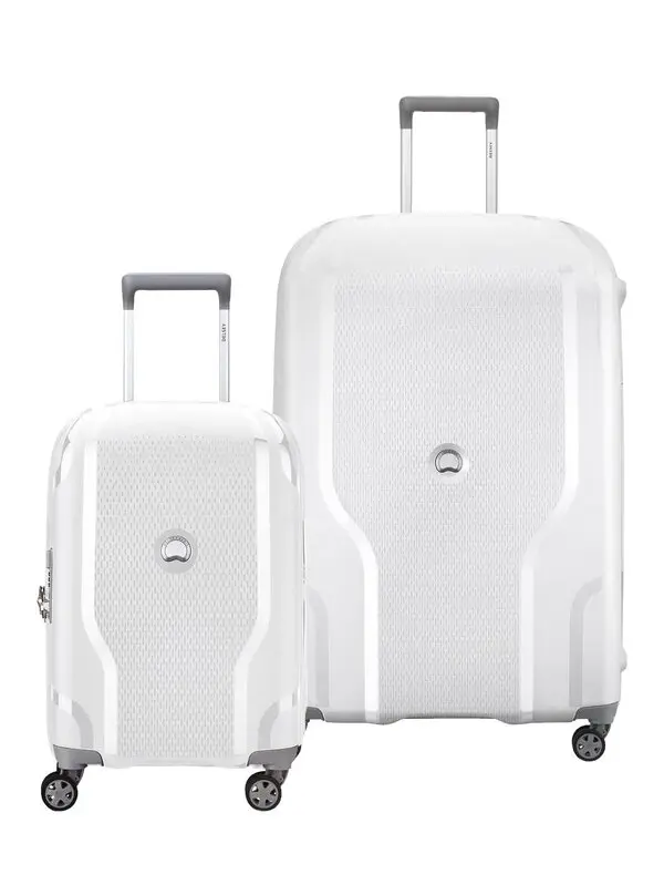 DELSEY PARIS Clavel Hardside 2-piece Expandable Luggage Set - White
