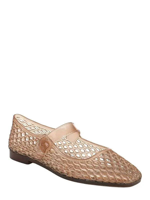 Sam Edelman Michaela Mary Jane Flat - Transparent Brown