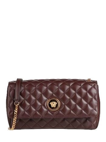 Versace Cross-body Bag In Lambskin Leather - Red
