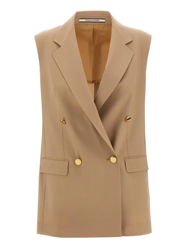 Tagliatore Bernice' Vest - Beige