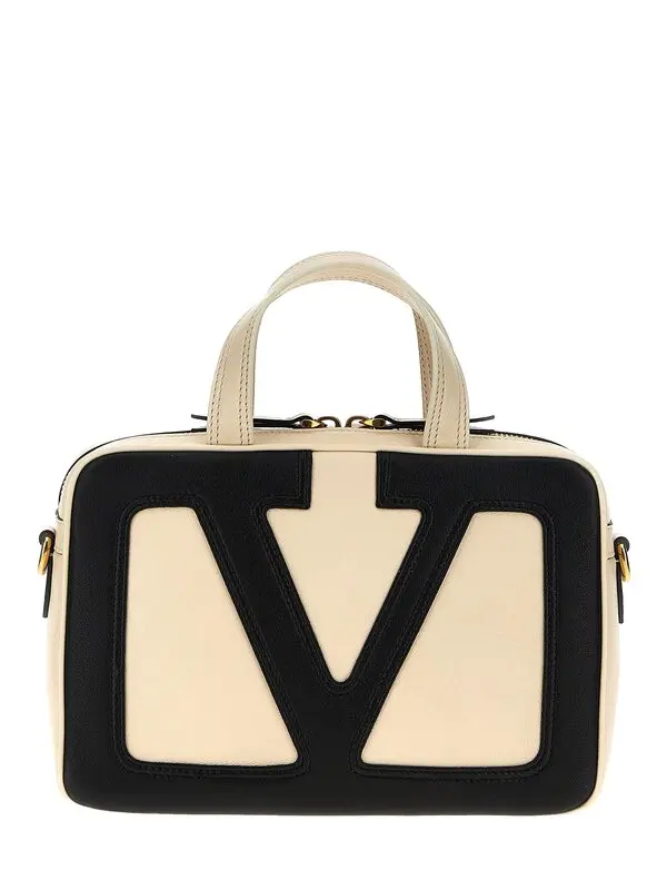 Valentino Garavani Viva Superstar Handbag - White/black