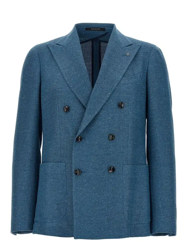 Tagliatore Montecarlo Double-breasted Blazer - Blue