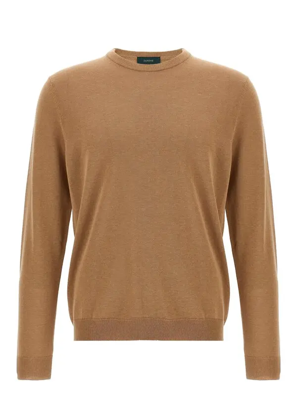 ZANONE Cotton Sweater - Brown