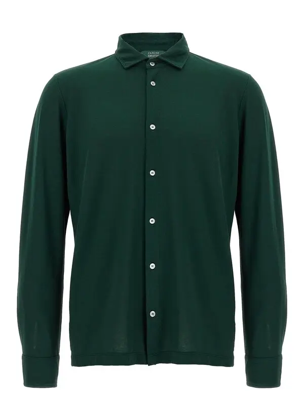 ZANONE Ice Cotton Shirt - Green