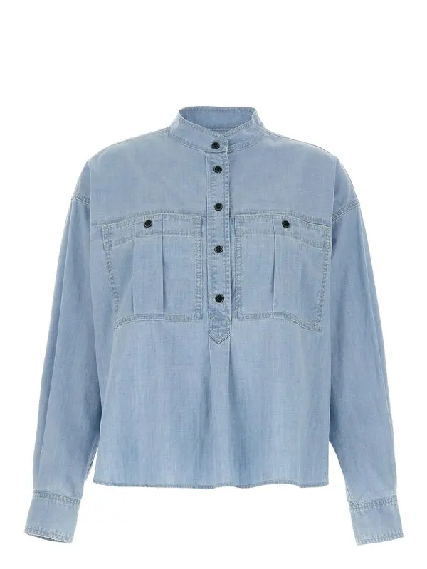 MARANT ETOILE Vero' Blouse - Light Blue