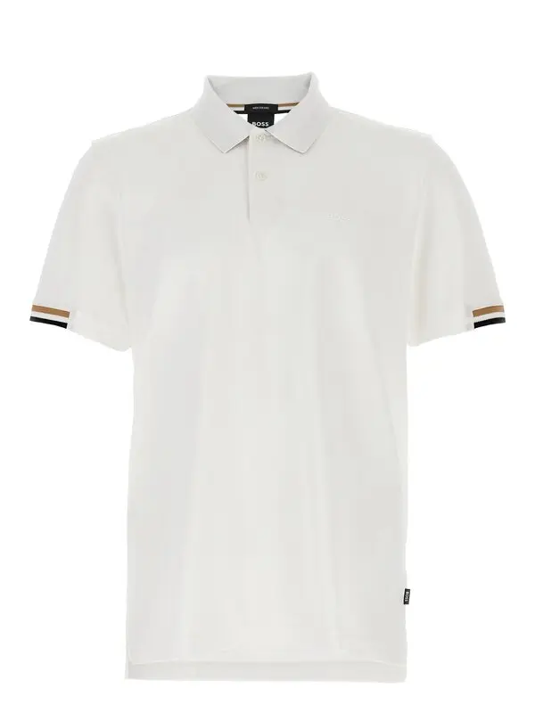Hugo Boss Parlay 147 Polo Shirt - White