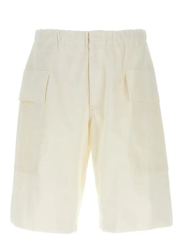 JIL SANDER 94' Bermuda Shorts - White