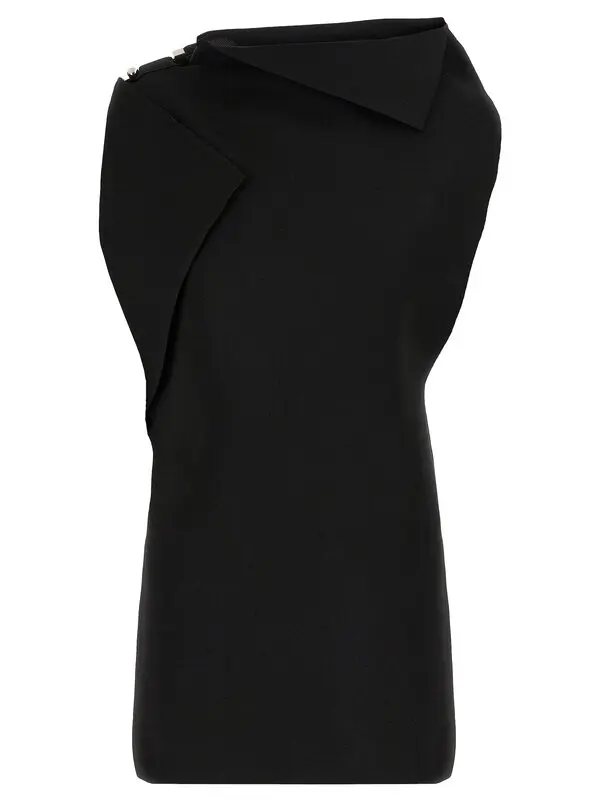 Jacquemus La Mini Robe Trapèze Dress - Black