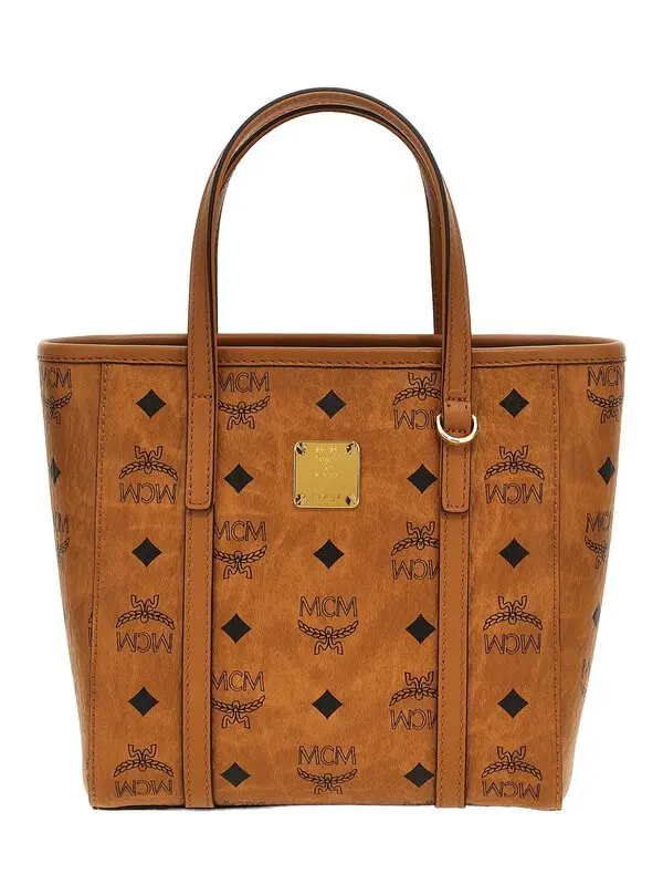 Mcm Toni' Mini Shopping Bag - Brown