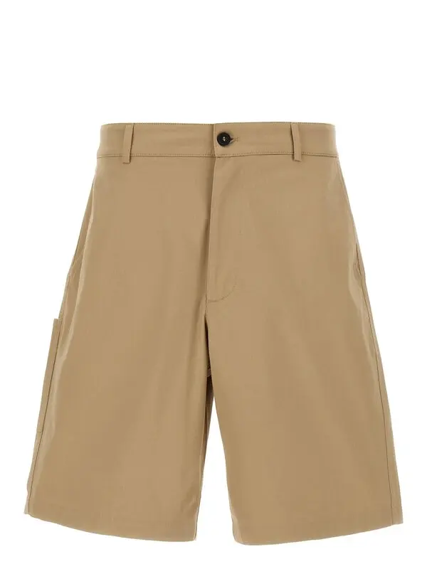 DEPARTMENT 5 Cotton Bermuda Shorts - Beige