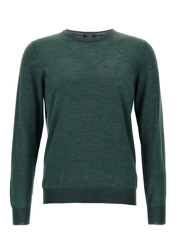 BARBA NAPOLI Crew Neck Sweater - Green