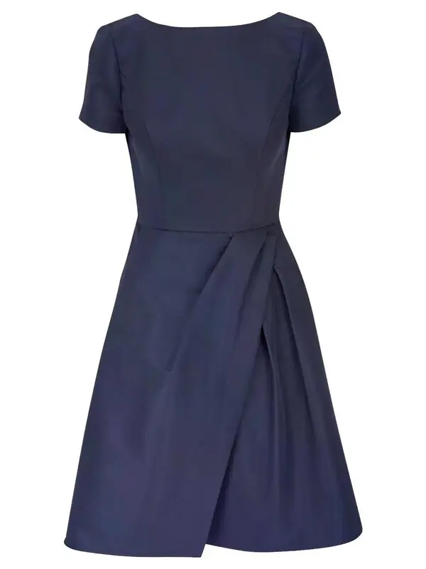Carolina Herrera Silk Mini Dress - Blue