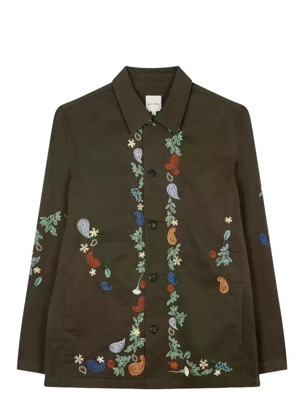 Paul Smith Embroidered Shirt - Green