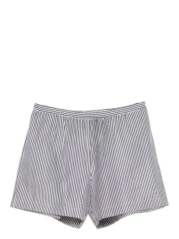 LIDO Striped Shorts - Black