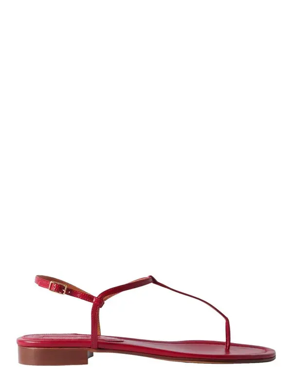 EMME PARSONS Cecilia Leather Sandals - Red