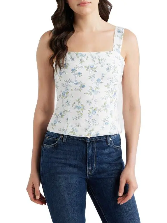 REFORMATION Darci Linen Tank - Nostalgia