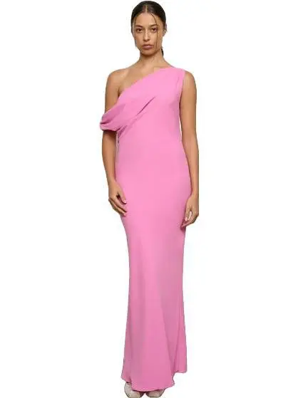 ONE OF OTHERS Bardot Off-shoulder Dress - Vivid Pink