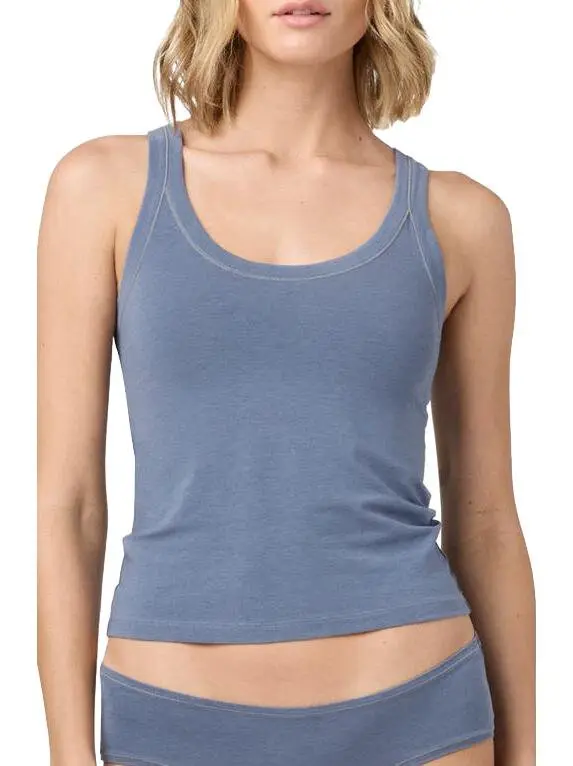 FLORENCE BY MILLS Stretch Cotton Camisole - Grisaille