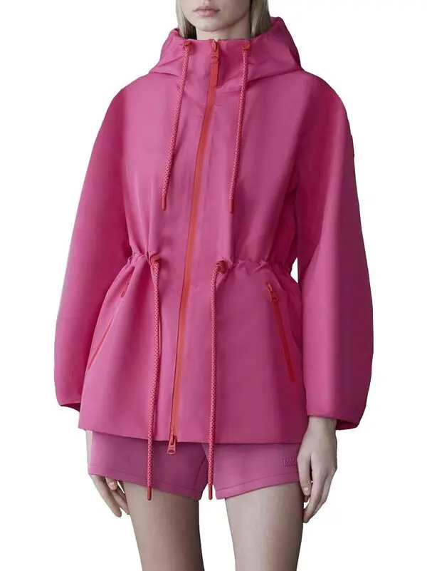 Mackage Kalea Windproof Recycled Polyester Jacket - Azalea-lava