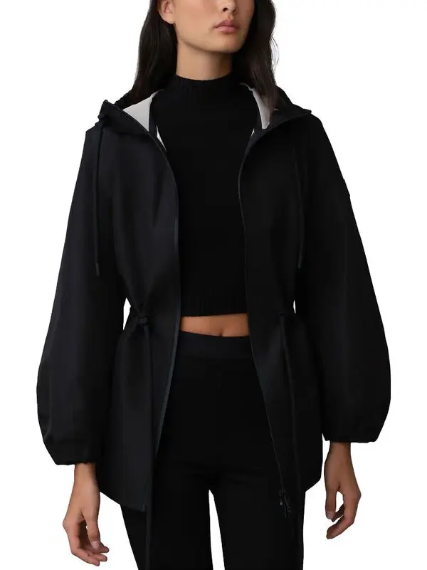 Mackage Kalea Windproof Recycled Polyester Jacket - Black-trench