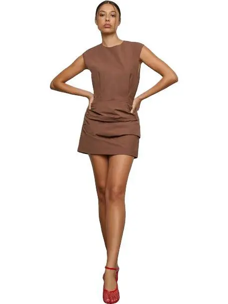 ONE OF OTHERS Russo Mini Dress - Mocha
