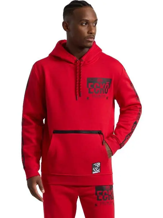 ECKO UNLTD. Truss Zip Up Hoodie - True Red