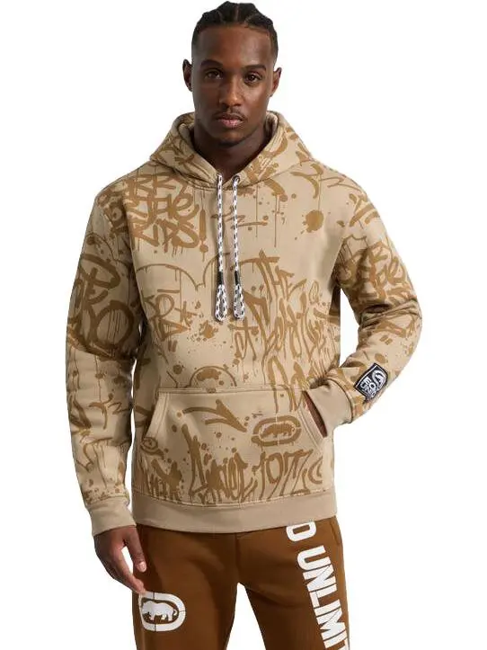 ECKO UNLTD. Intertwine Splash Hoodie - Sand