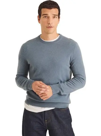Naadam Original Cashmere Sweater - Stone Blue