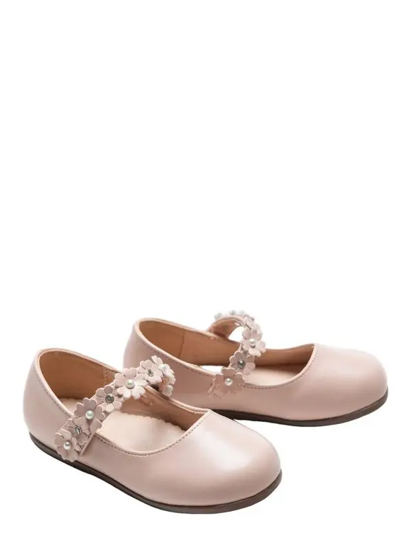 TULLEEN Amelia Floral Band Flats - Pink