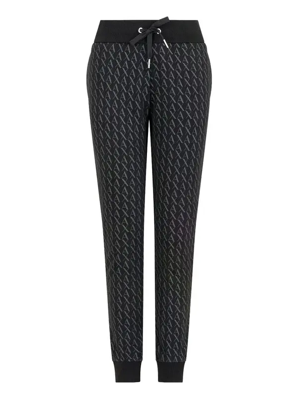Armani Exchange Logo Trousers - Black