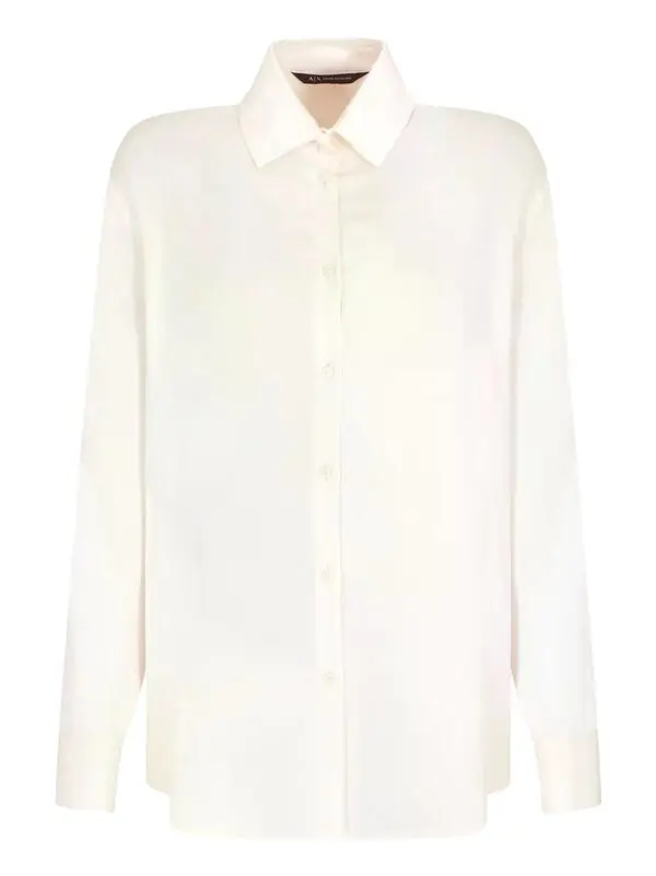 Armani Exchange Spread-collar Shirt - White