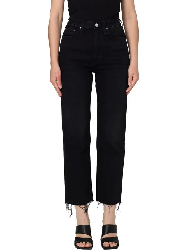 TOTEME Straight Leg Jeans - Black