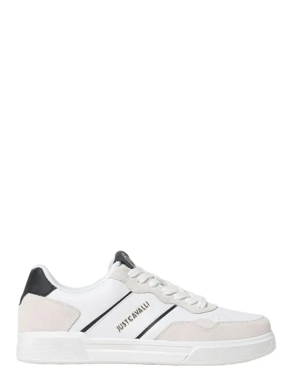 Just Cavalli Lace Up Sneakers - White