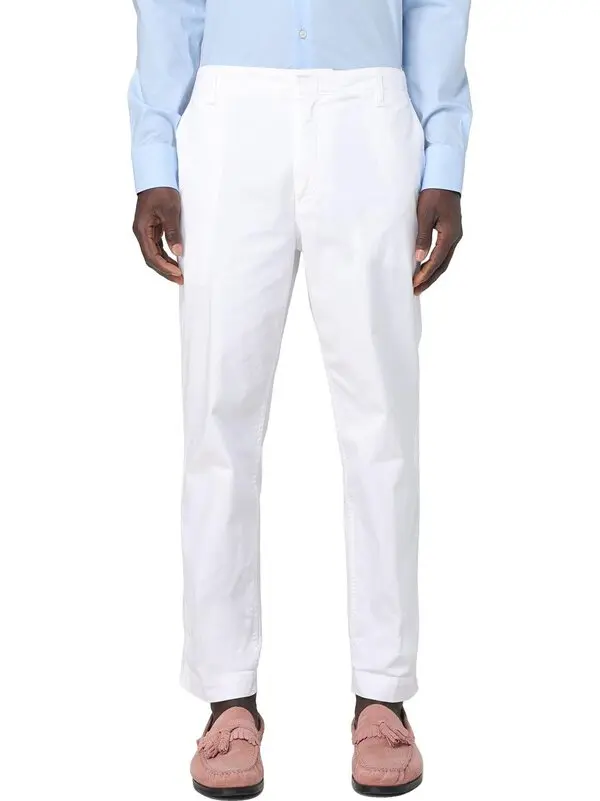 DONDUP Straight Leg Jeans - White
