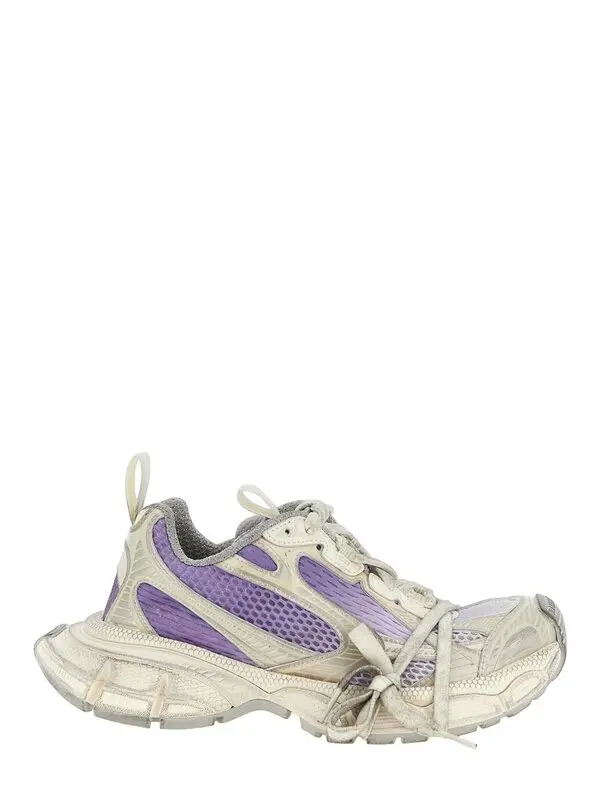 Balenciaga 3xl Mesh And Rubber Sneakers - Violet