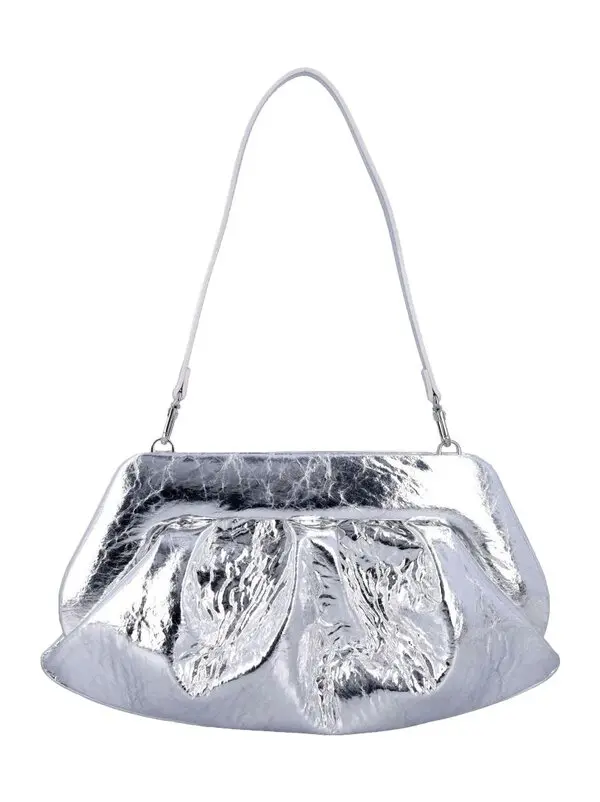 THEMOIRE Clutch Handbag - Silver