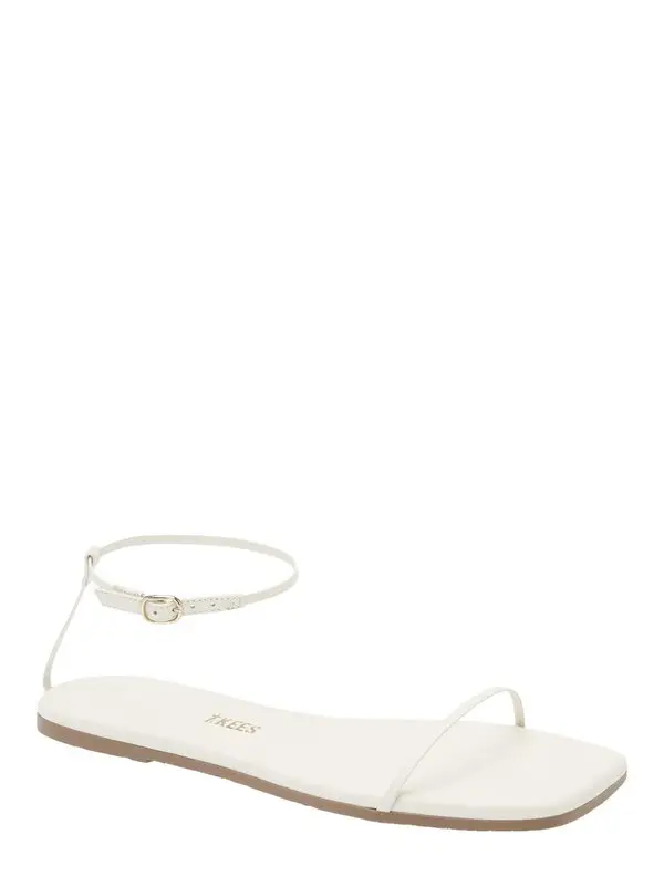 Tkees Twiggy Ankle Strap Sandal - Cream