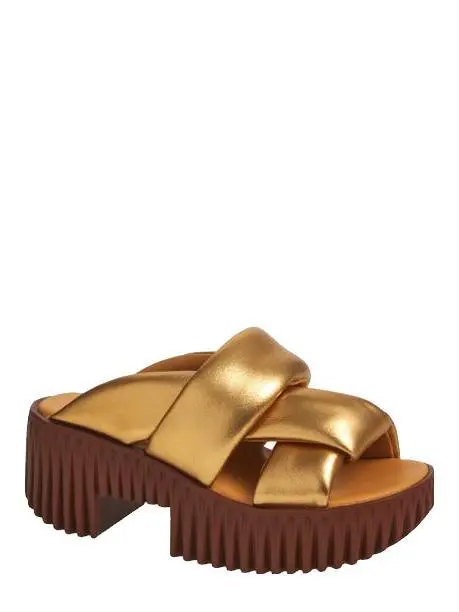 4CCCCEES Plia Semo Platform Sandal - Gold